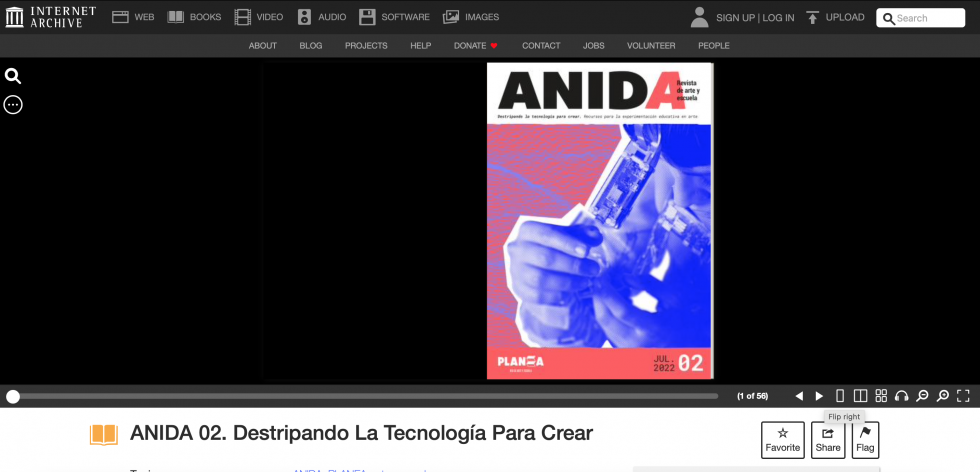 REVISTA ANIDA 2: RECURSOS PARA LA EXPERIMENTACIÓN EDUCATIVA EN EL ARTE ...